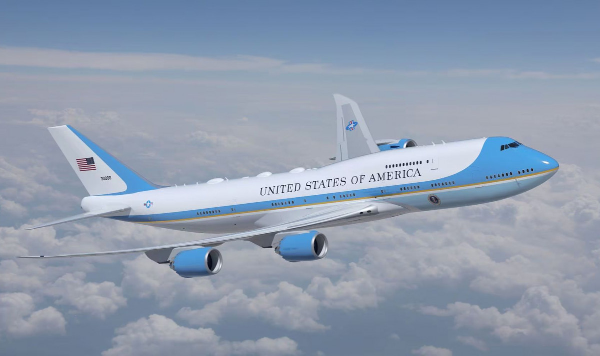 The presidential Boeing 747-8 donated by Qatar to Donald Trump will ...