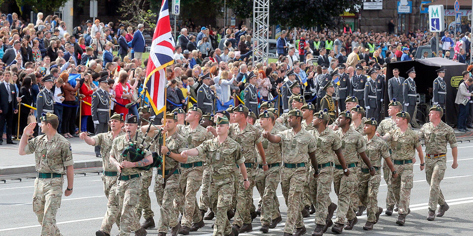 "Today the British army is smaller than the XVIII century." She gave ...