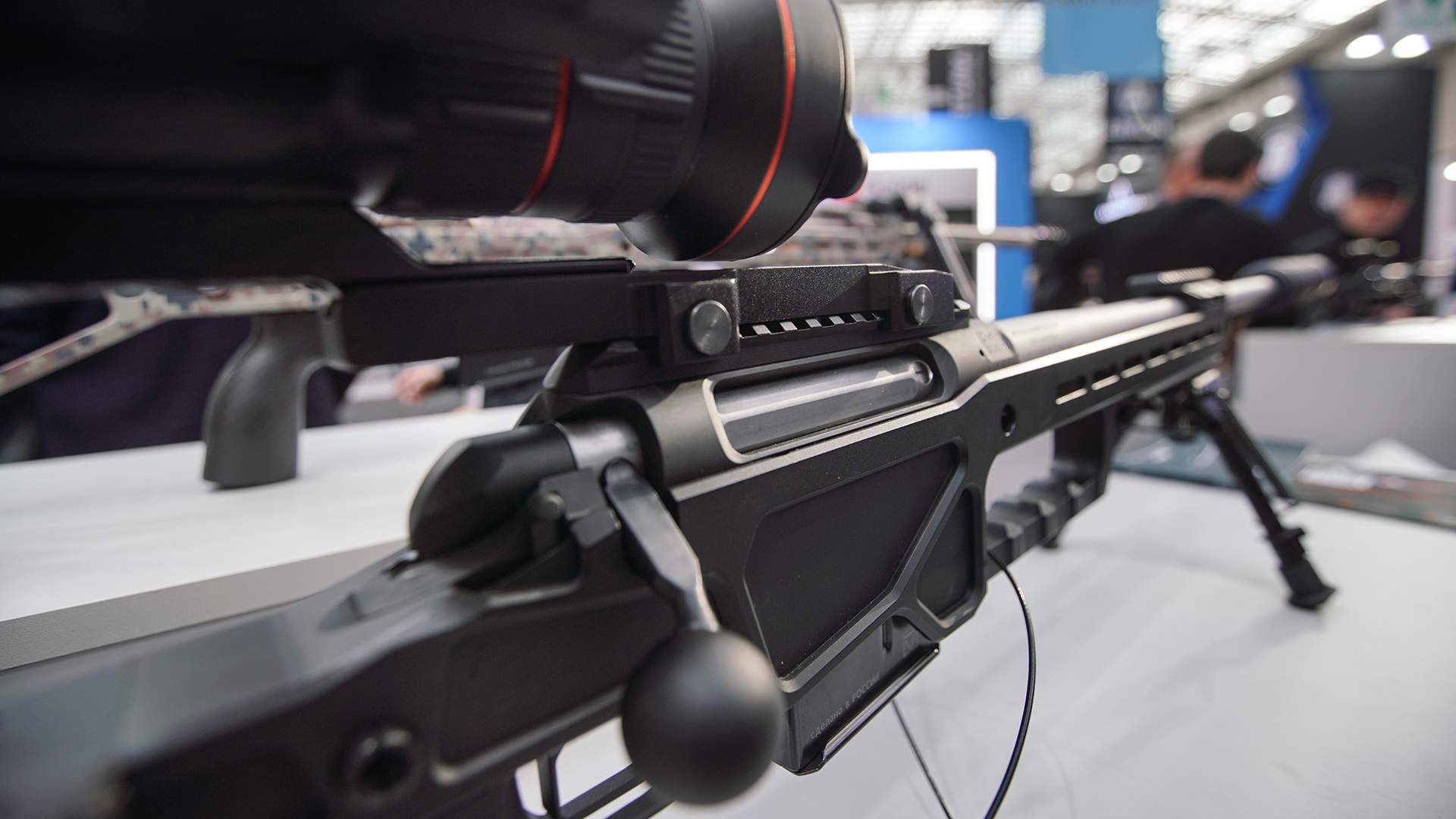 Target Pointer: A sniper rifle with interchangeable barrels has been ...