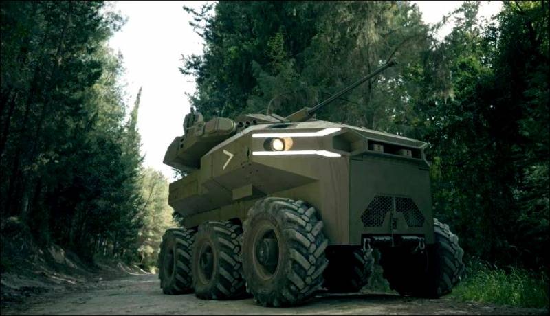 Israel has announced the testing of a new combat unmanned vehicle from ...