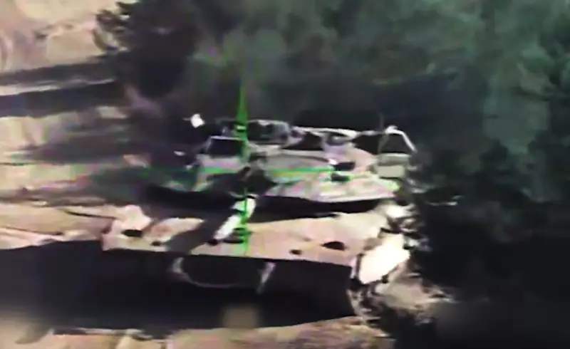 KAZ "Trophy" of the Israeli tank failed to intercept the Almas ATGM ...