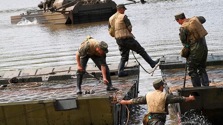 The Ministry of Defense has published footage of the movement of ...