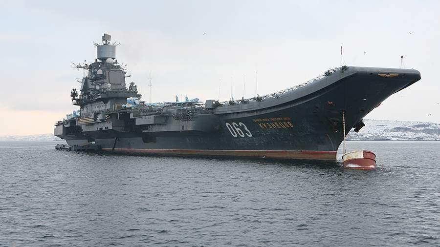 Deck habit: flight personnel are being formed for the aircraft carrier ...