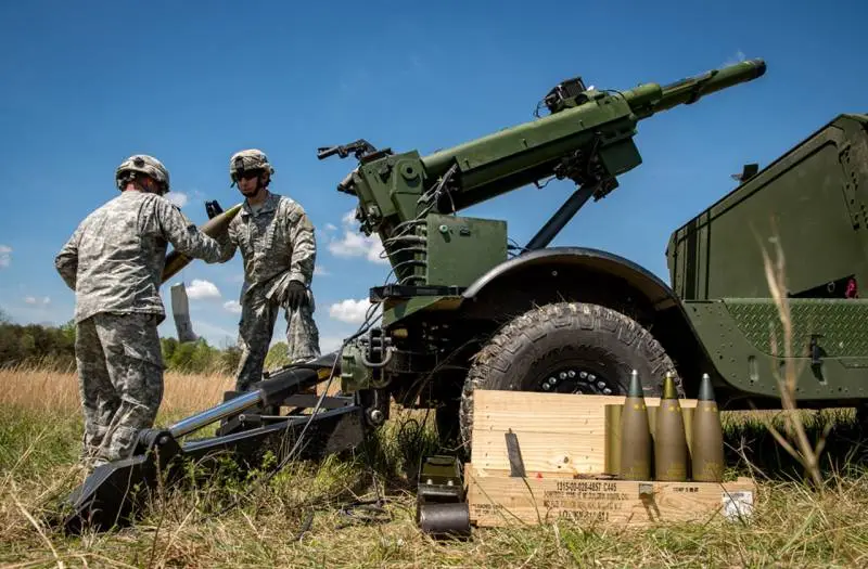 The United States supplied Kiev with a test sample of the 105 mm Humvee ...