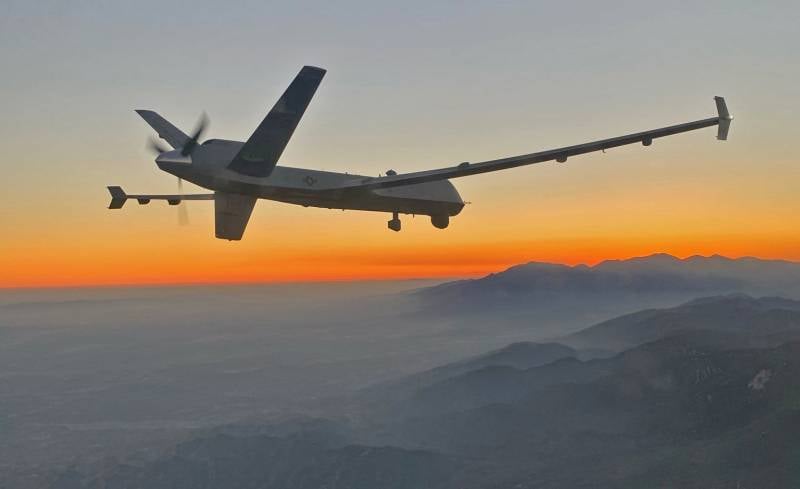 An MQ-9 Reaper attack drone, presumably French, crashed in Mali - ВПК.name