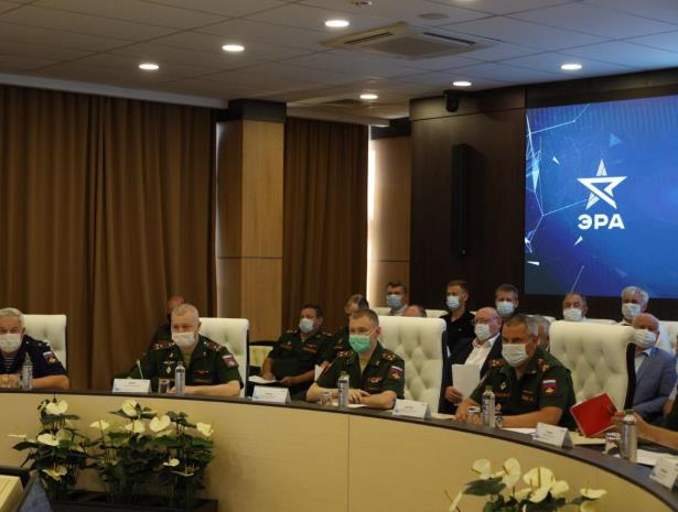 Robotic complexes and elements of combat equipment were presented in ...