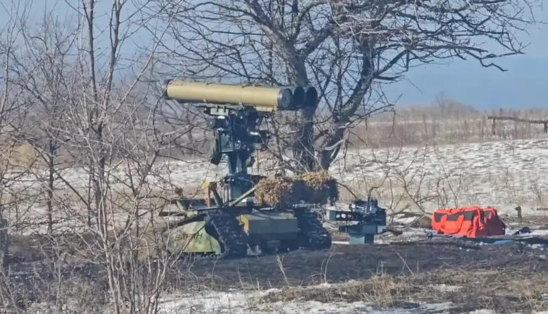 The Hunter remote firing module for the Kornet ATGM is being tested in ...