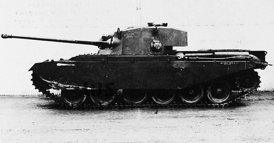 Вместо спаренного пулемёта этот танк, подобно другим прототипам с ...