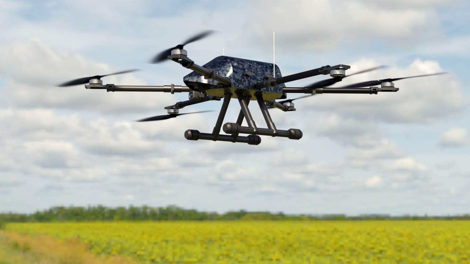 War and MiS: the launch of the strike and reconnaissance hexacopter has ...